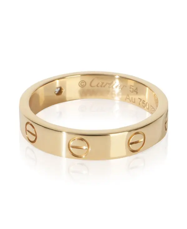 CARTIER Small Model Love 18k Yellow Ring