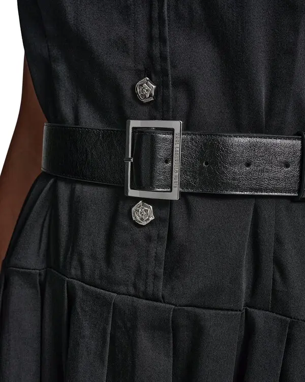 Karl Lagerfeld Paris Belted Midi Dress