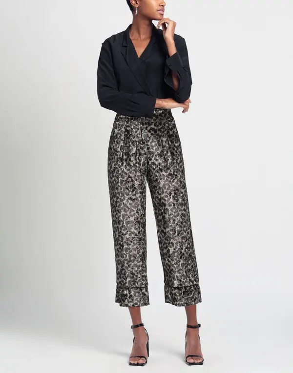 ALESSIA SANTI Wide-leg Velvet Pants