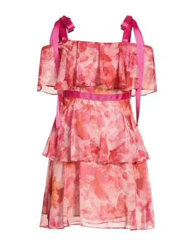 Liu Jo Tie-dye Crepe Mini Dress With Grosgrain Trims