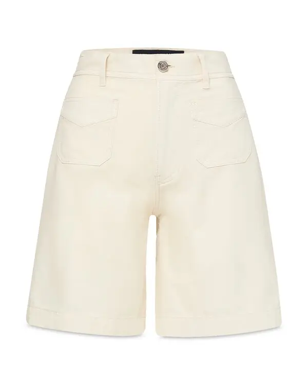 Veronica Beard Carter Tailored Shorts - Ecru