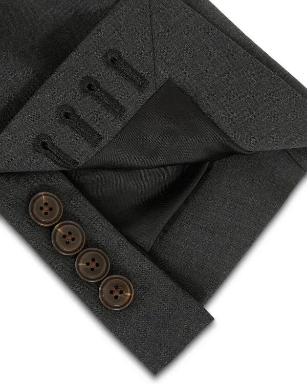 REISS Promise Single Breasted Two Button Notch Plain Weave Suit Jacket