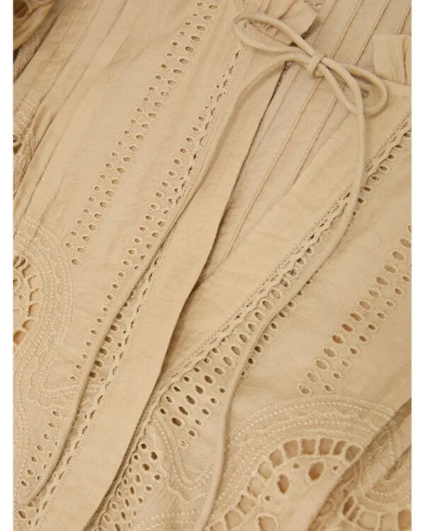 REISS Rhiannon Cut Out Lace Blouse
