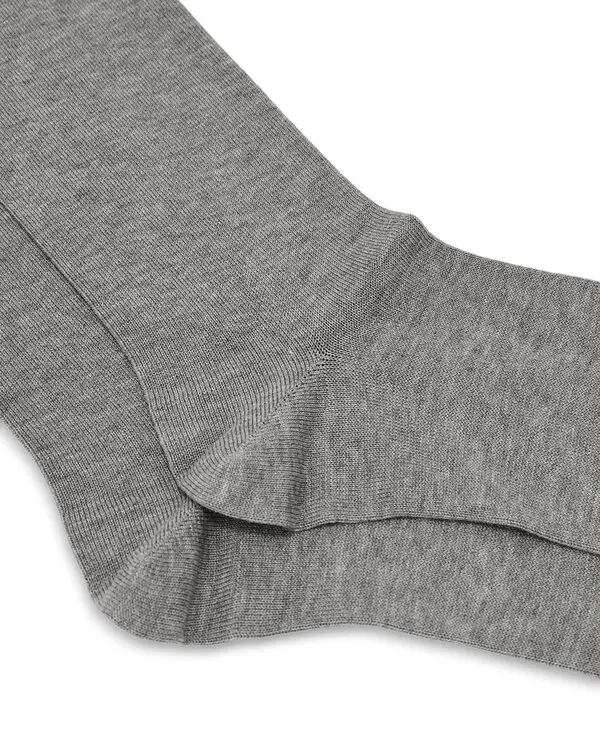 REISS Milo Logo Embroidered Crew Socks