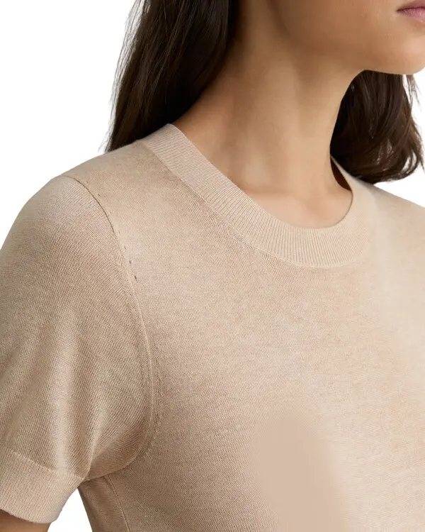 REISS Livy Short Sleeve Top