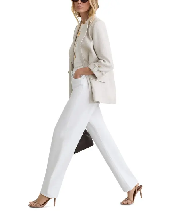 REISS Sabel High Rise Barrel Leg Jeans
