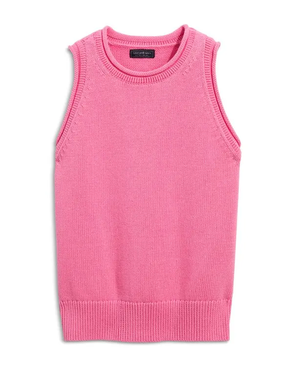 Vineyard Vines Cotton Ribbed Tank Sweater