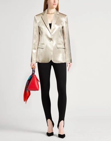 OTTOD'AME Single-breasted Lamé Blazer