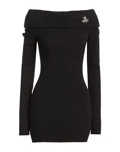 Blumarine Mini Dress In Alpaca Wool Blend