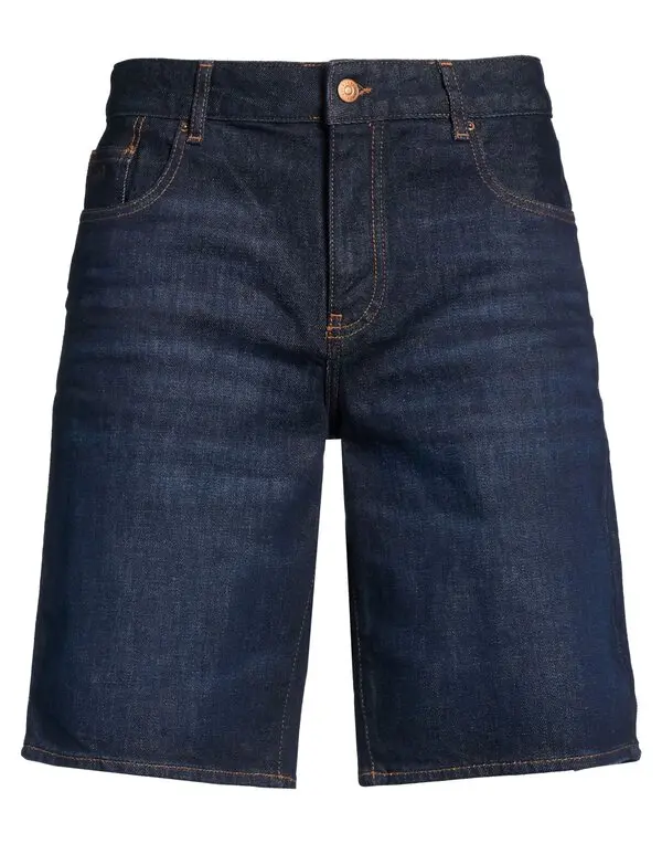 Armani Exchange Cotton Elastane Denim Shorts