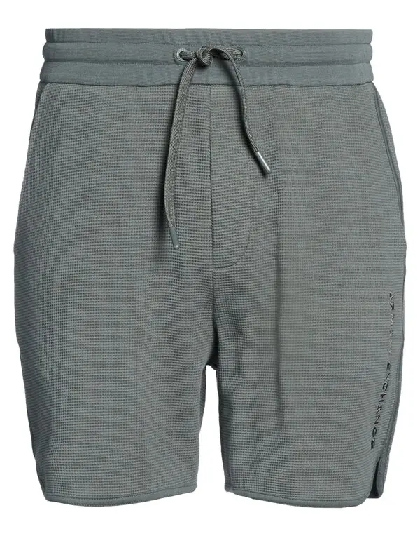 Armani Exchange Cotton Polyester Elastane Shorts & Bermuda Shorts - Green