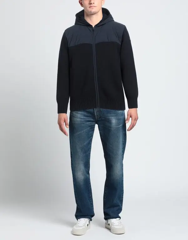 Paul & Shark Virgin Wool Knit Jacket With Hood
