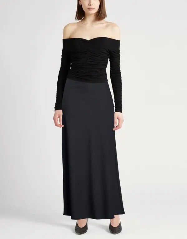 Max Mara Flared Maxi Skirt In Viscose Blend
