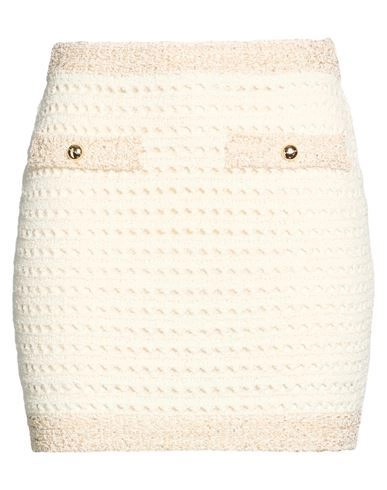 NO SECRETS Knit Mini Skirt - Cream