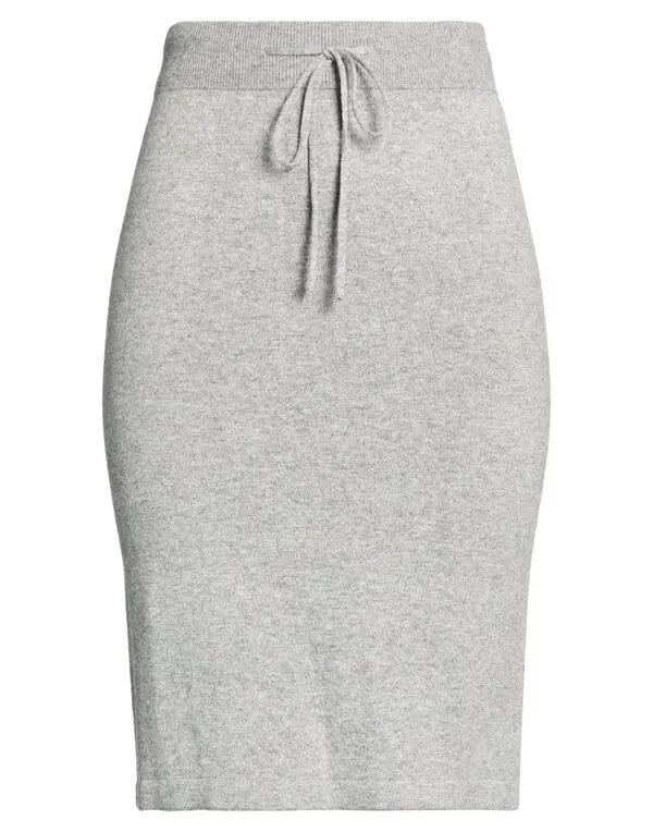 CASHMERE COMPANY Light Wool And Cashmere Midi Skirt