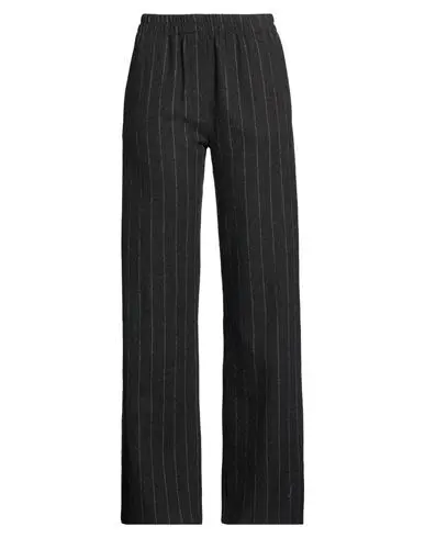 ALYSI Wide-leg Virgin Wool Pinstripe Pants