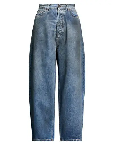 MYEM Baggy Fit High Waisted Faded Denim Jeans