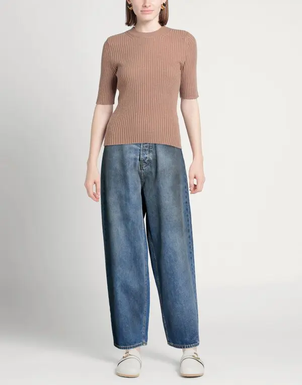 MYEM Baggy Fit High Waisted Faded Denim Jeans