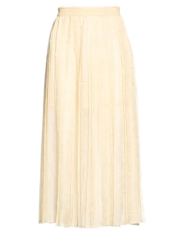SEVENTY VENEZIA Pleated Midi Skirt