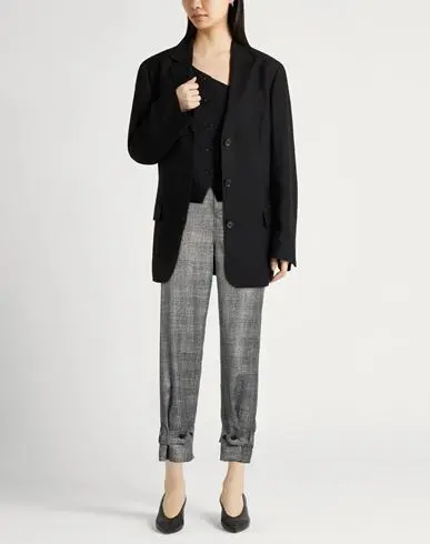 Liu Jo High Waisted Tapered Plaid Pants