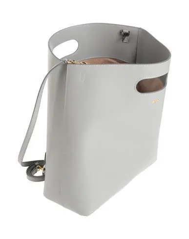 N°21 Leather Bucket Bag - Grey