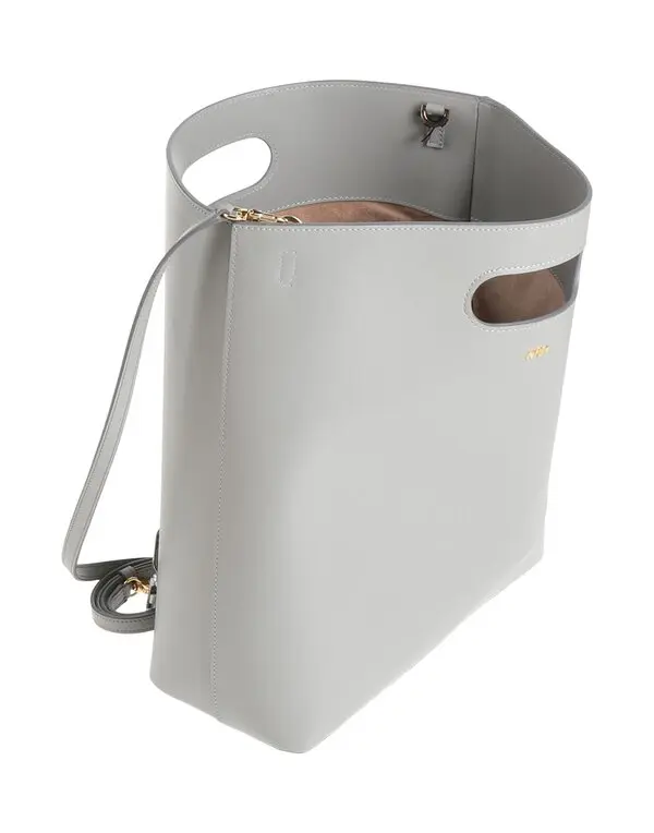 N°21 Leather Bucket Bag - Grey