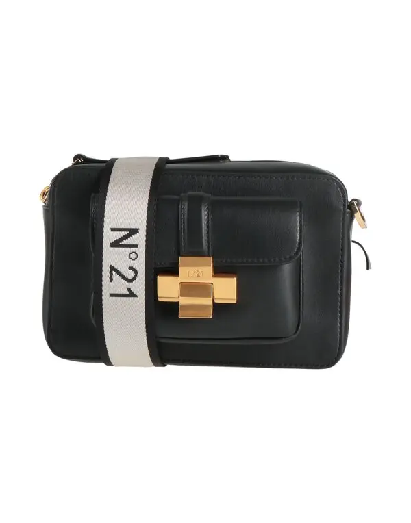 N°21 Leather Camera Bag With Adjustable Strap