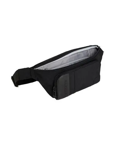 PIQUADRO Cow Leather And Polyester Belt Bag