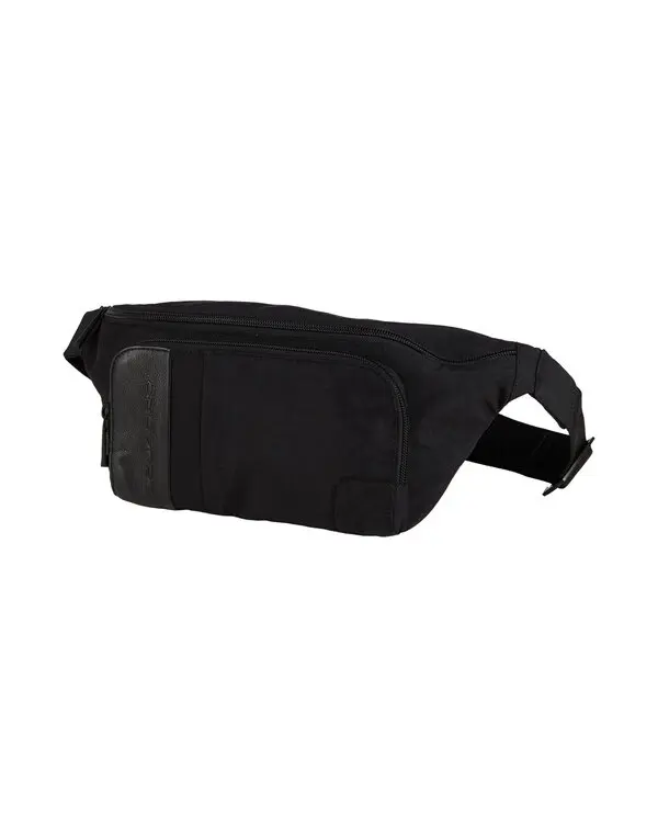 PIQUADRO Cow Leather And Polyester Belt Bag