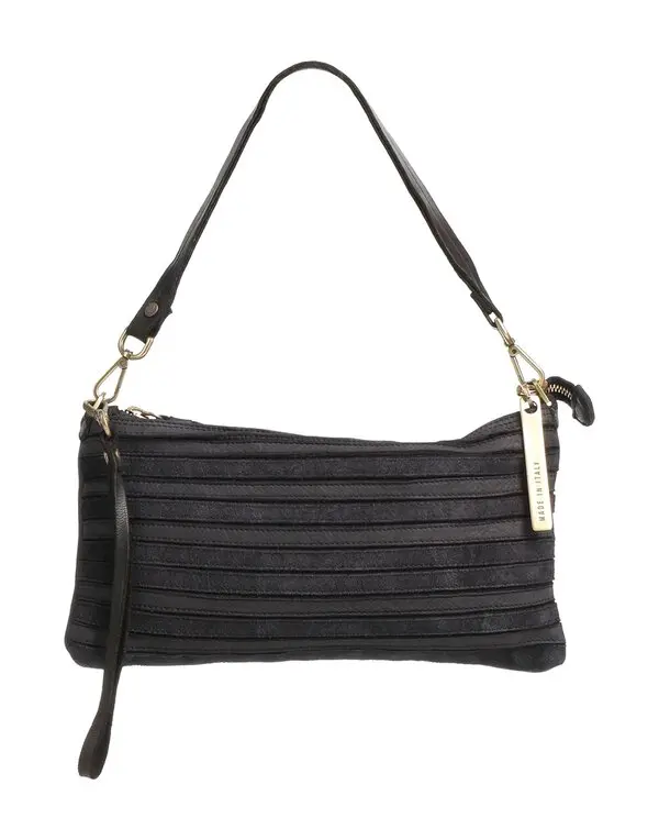 CATERINA LUCCHI Leather Baguette Bag - Black