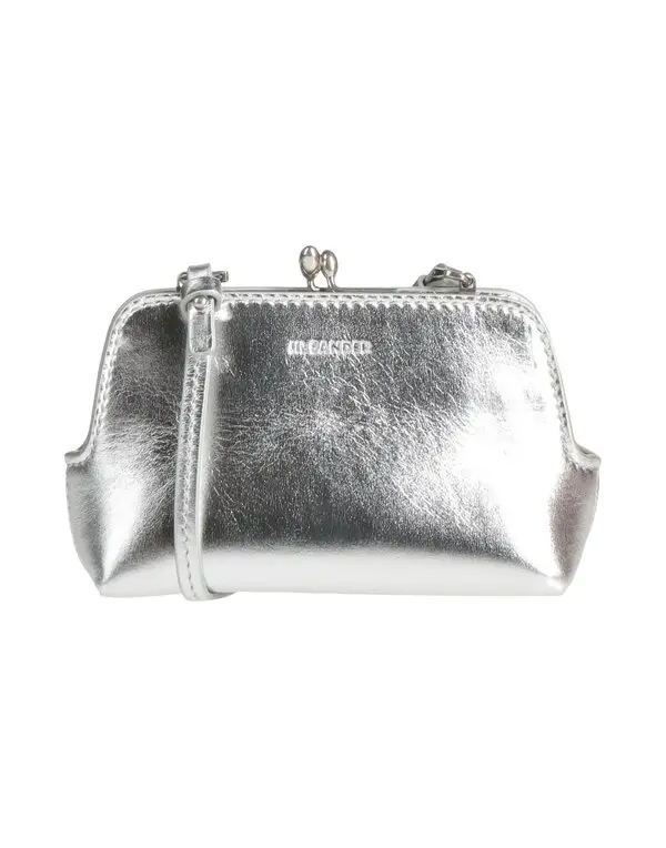 JIL SANDER Leather Cross-body Bag - Silver