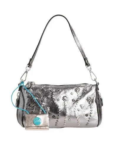 GABS Handbag In Calfskin, Cotton, Linen, And Viscose