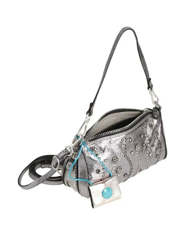 GABS Handbag In Calfskin, Cotton, Linen, And Viscose