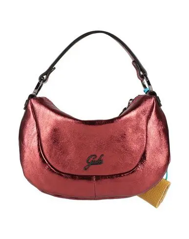 GABS Hobo Bag In Calfskin Leather - Rust