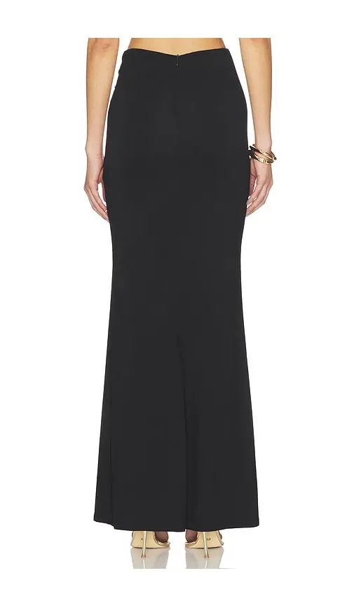 Superdown Clayre Maxi Skirt With Gold-tone Hardware