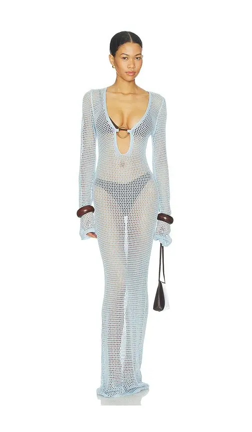 Superdown Odette Maxi Dress - Ice Blue