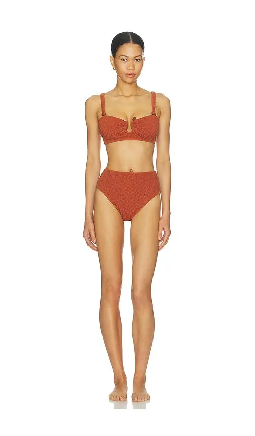 CLEOBELLA Kimber High-rise Bikini Bottom