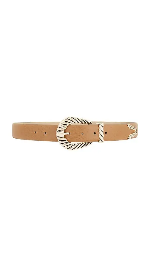 PETIT MOMENTS Modern Rodeo Belt - Camel & Gold