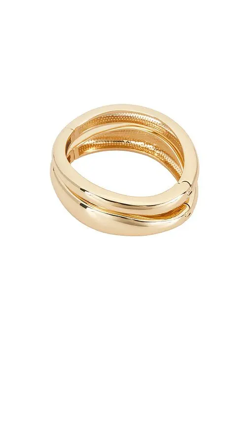 Baublebar Set Of 2 Hinged Bangles - Gold
