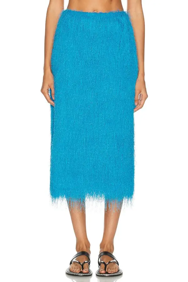 Dries Van Noten Sokna Skirt - Turquoise