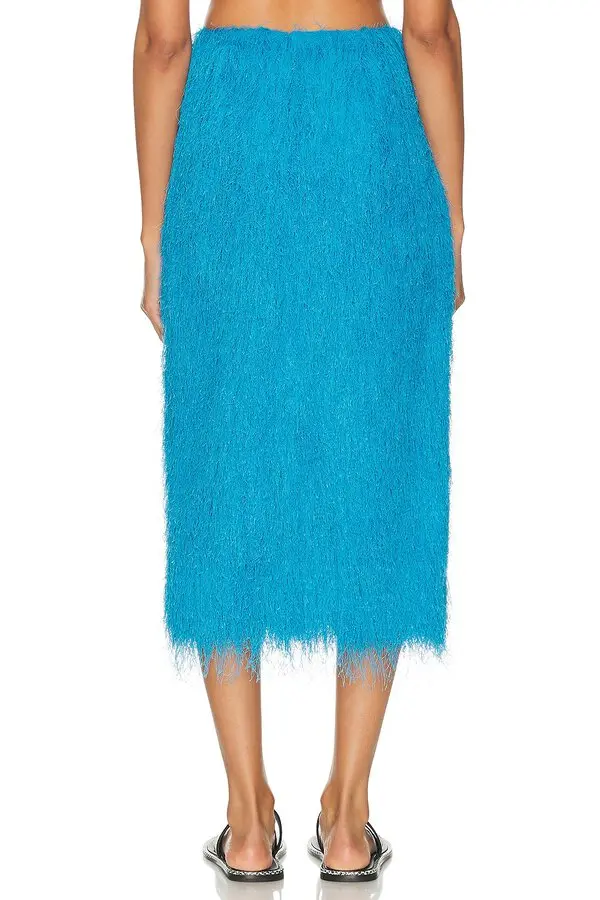 Dries Van Noten Sokna Skirt - Turquoise