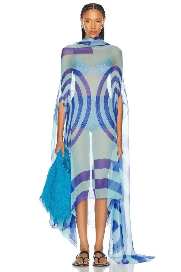 Dries Van Noten Ducy Dress - Blue