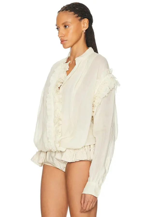 Dries Van Noten Cenver Shirt - Ivory