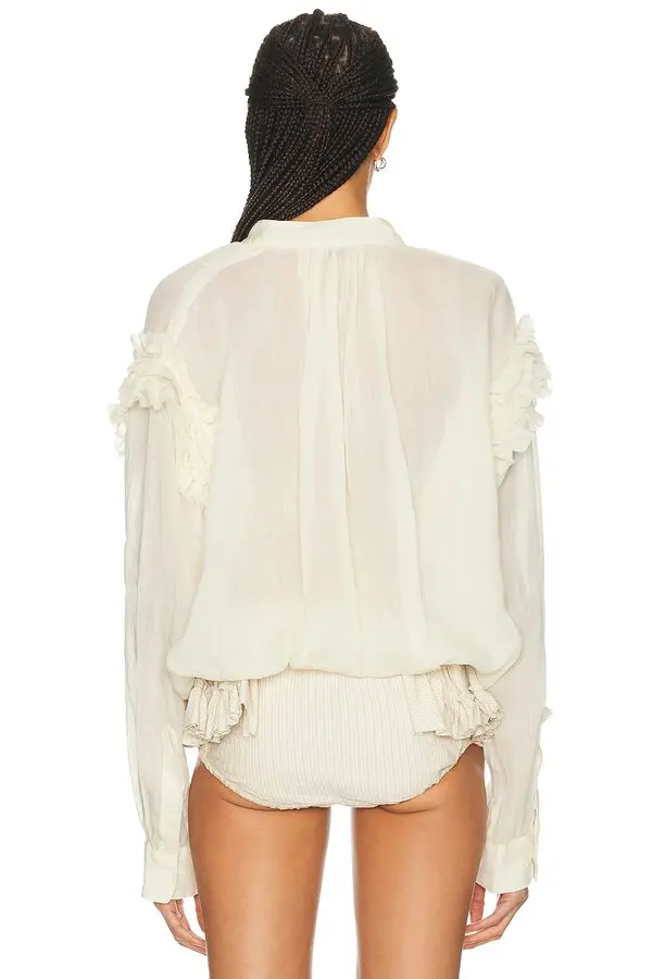 Dries Van Noten Cenver Shirt - Ivory
