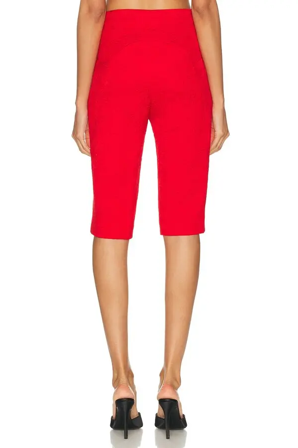 Dries Van Noten Textured Mid-rise Cropped Trousers