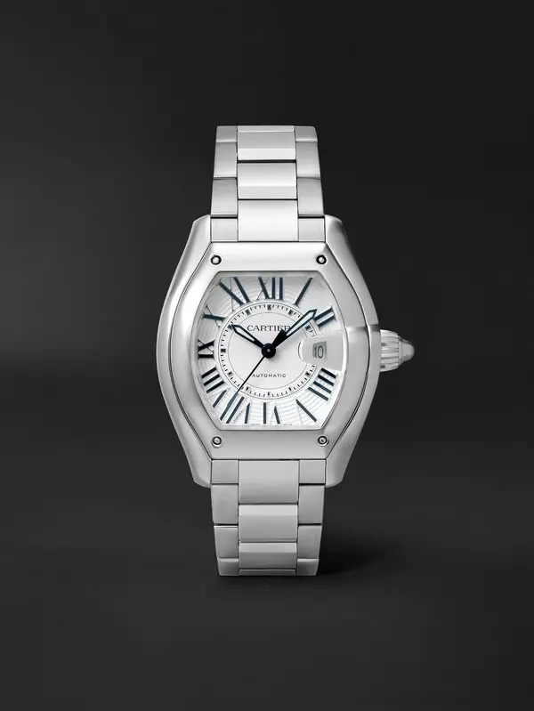 Cartier Roadster Automatic 42.5mm Watch With Interchangeable Straps - White