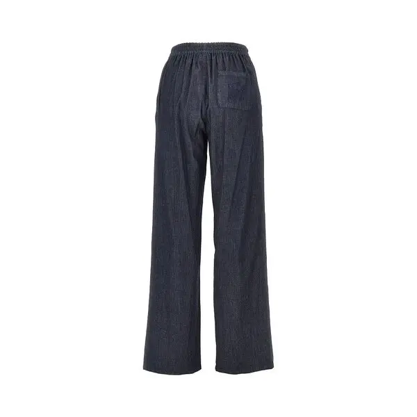 Emporio Armani Lightweight Stretch Denim Pants With Drawstring