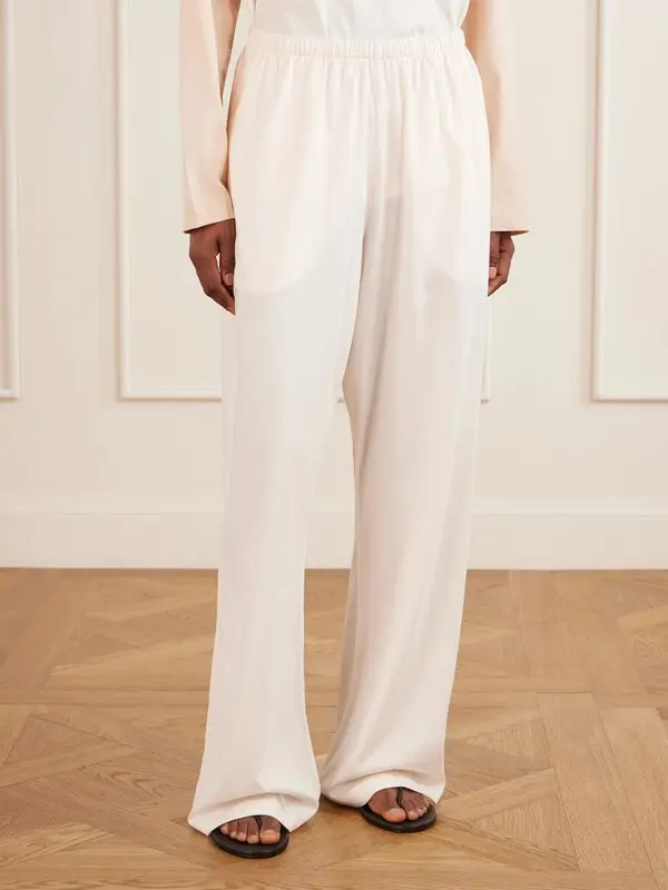 Wardrobe.NYC Cotton Wide-leg Pajama Pants