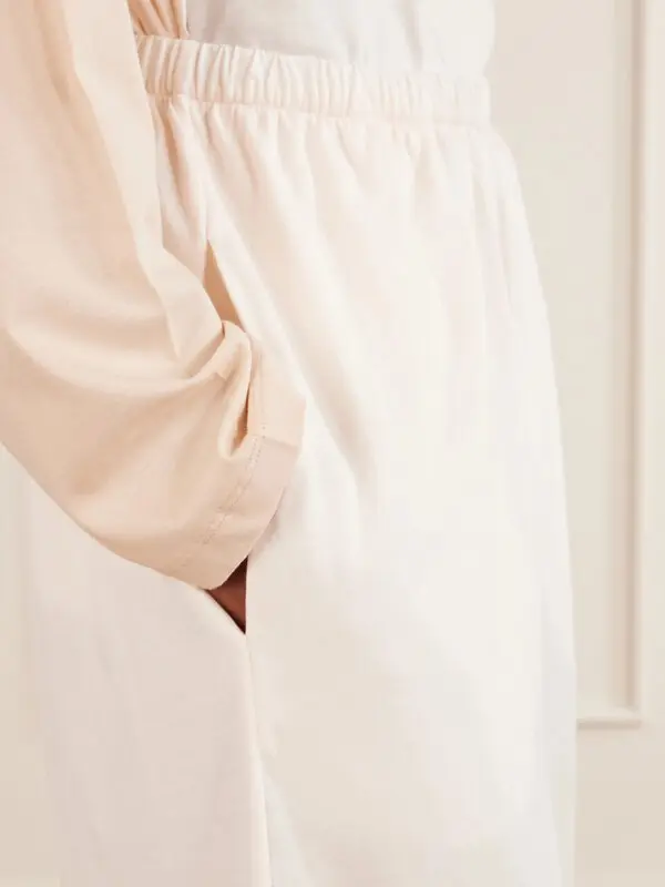 Wardrobe.NYC Cotton Wide-leg Pajama Pants