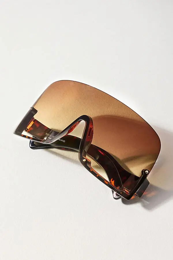 Anthropologie Wraparound Shield Sunglasses
